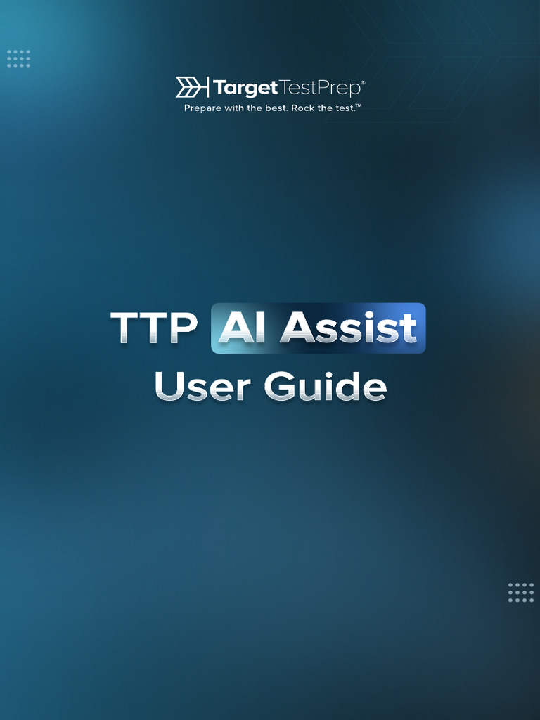 TTP AI Assist User Guide 2 | PDF | Mathematics | Graduate Management ...