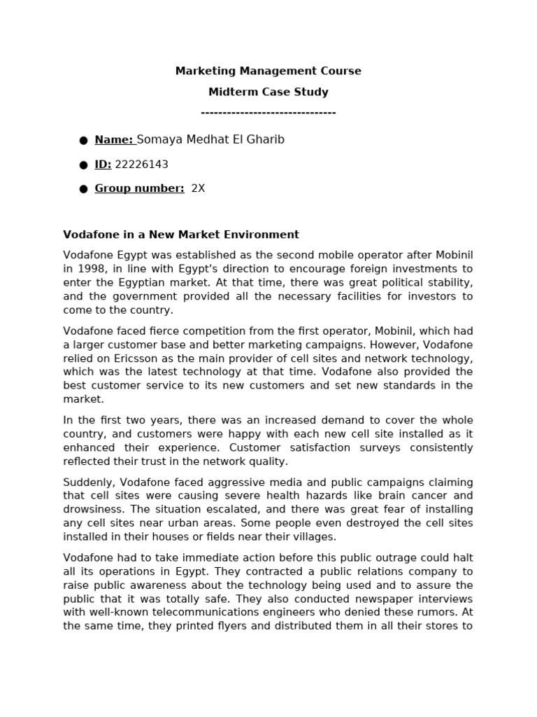 Marketing Case study solved | PDF | Economies