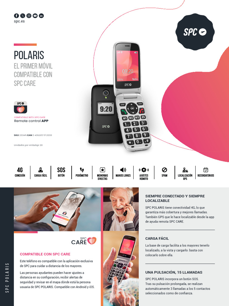 FT_SPC_POLARIS_2334N_ES-v3 | PDF | Smartphone | Tecnología móvil