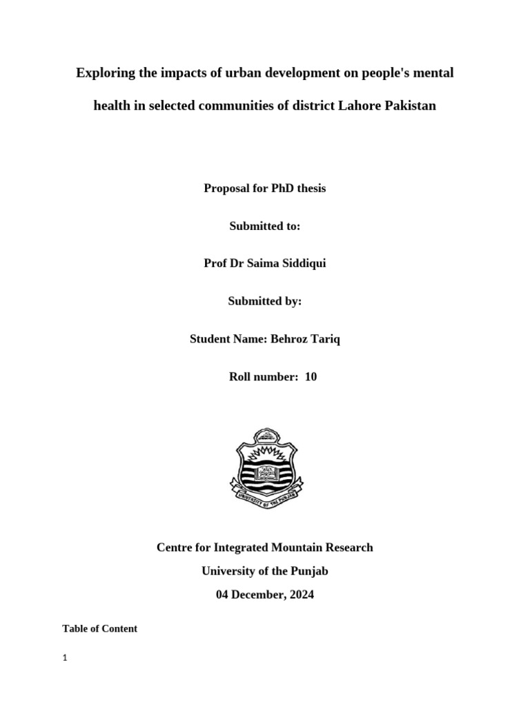 Research Proposal (Behroz) - 3 | PDF | Survey Methodology | Quantitative Research