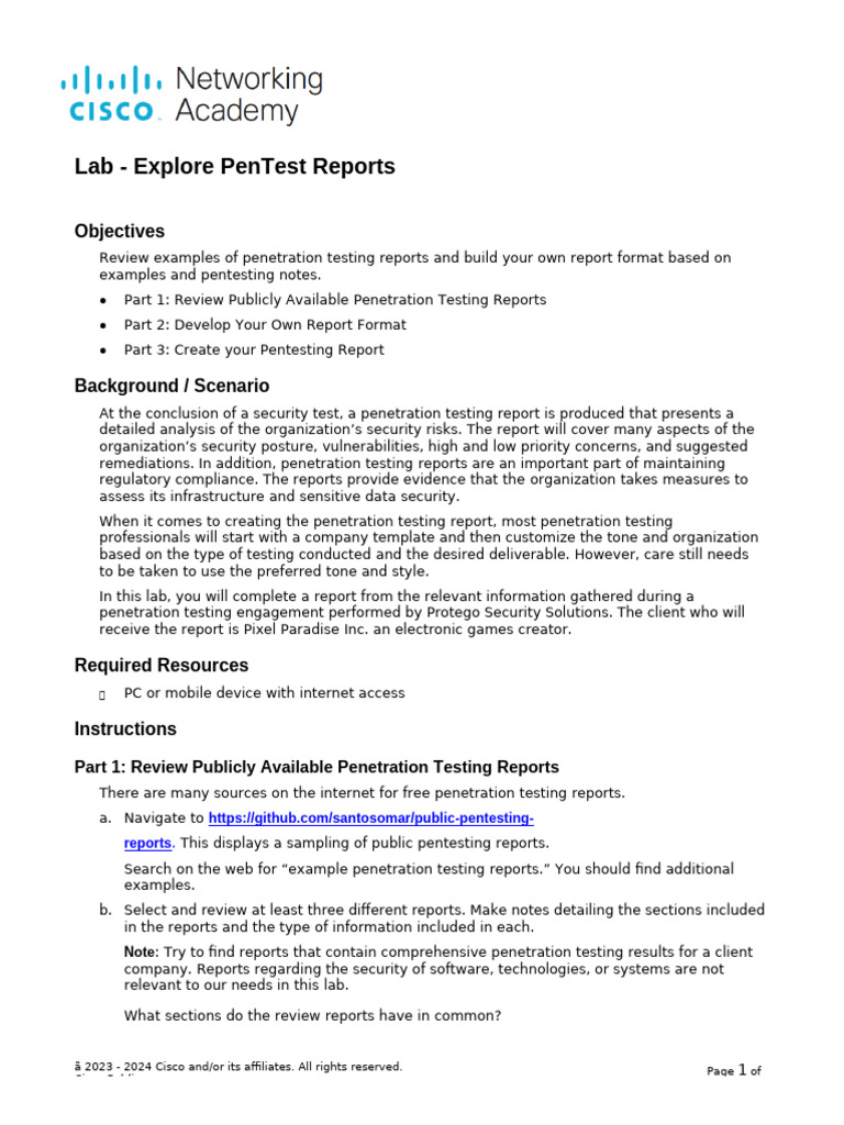 PenTest Report Creation Guide | PDF | Security | Computer Security