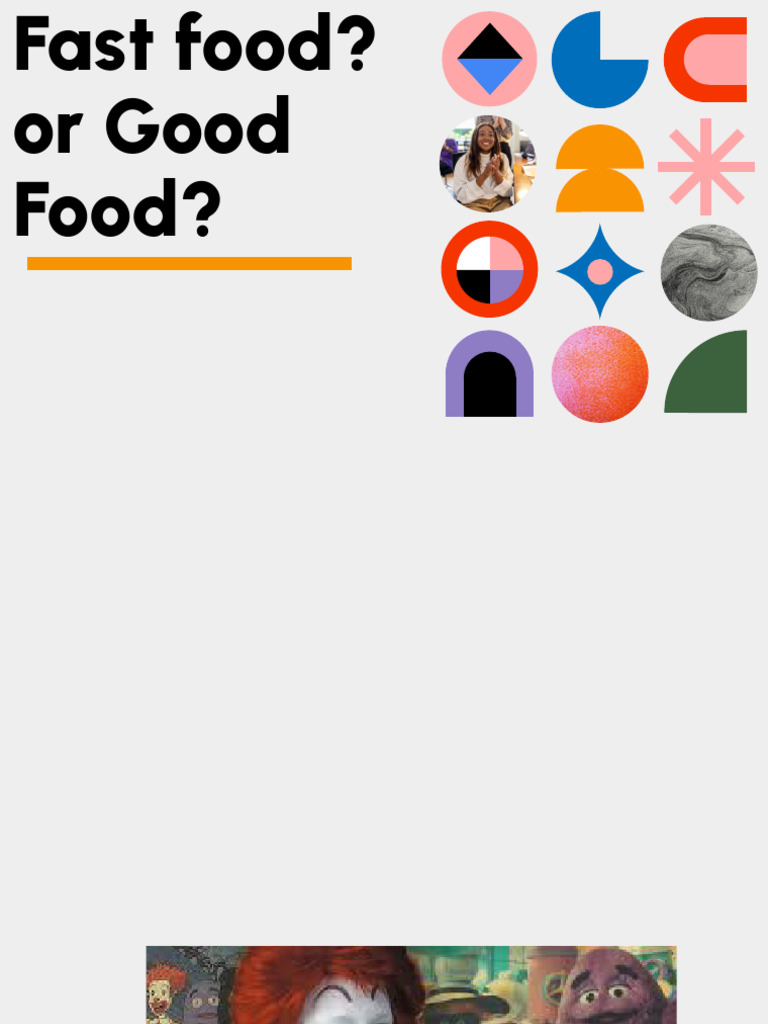 Fast Food or Good Food | PDF