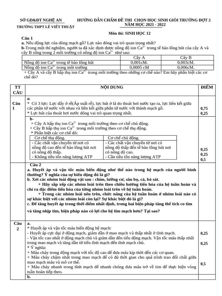 ĐỀ THI HSG 12 ĐỢT 2 CHÍNH THỨC 3 # | PDF