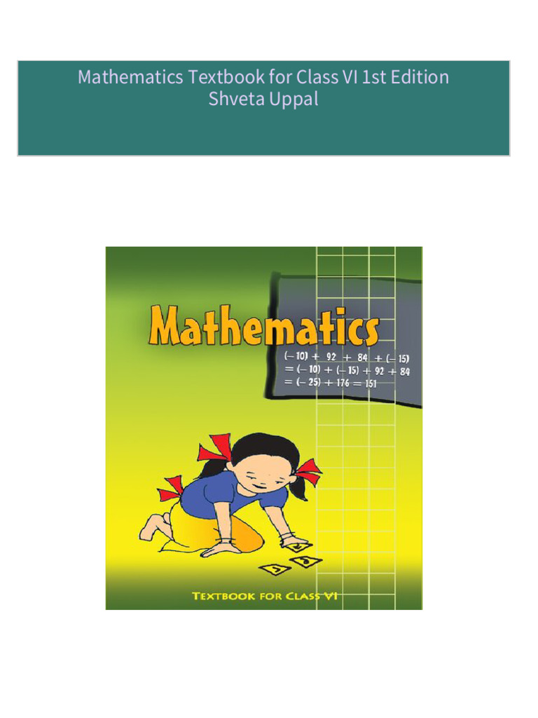 Download ebooks file Mathematics Textbook for Class VI 1st Edition ... Download ebooks file Mathematics Textbook for Class VI 1st Edition ...