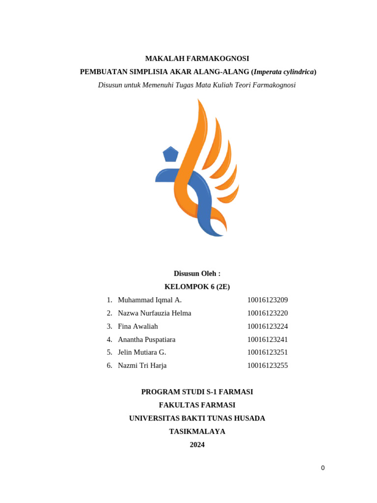 2E_Kelompok 6_Farmakognosi (Pembuatan Simplisia) | PDF
