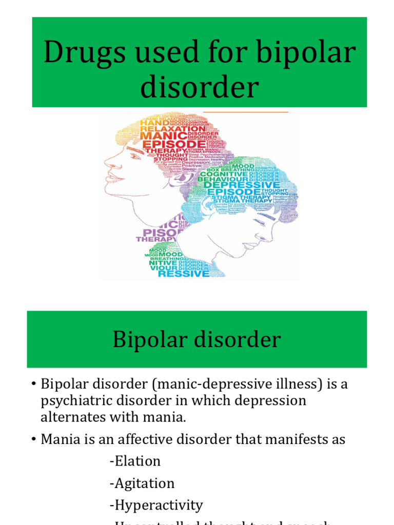 Bipolar Disorder Drugs | PDF | Bipolar Disorder | Mania
