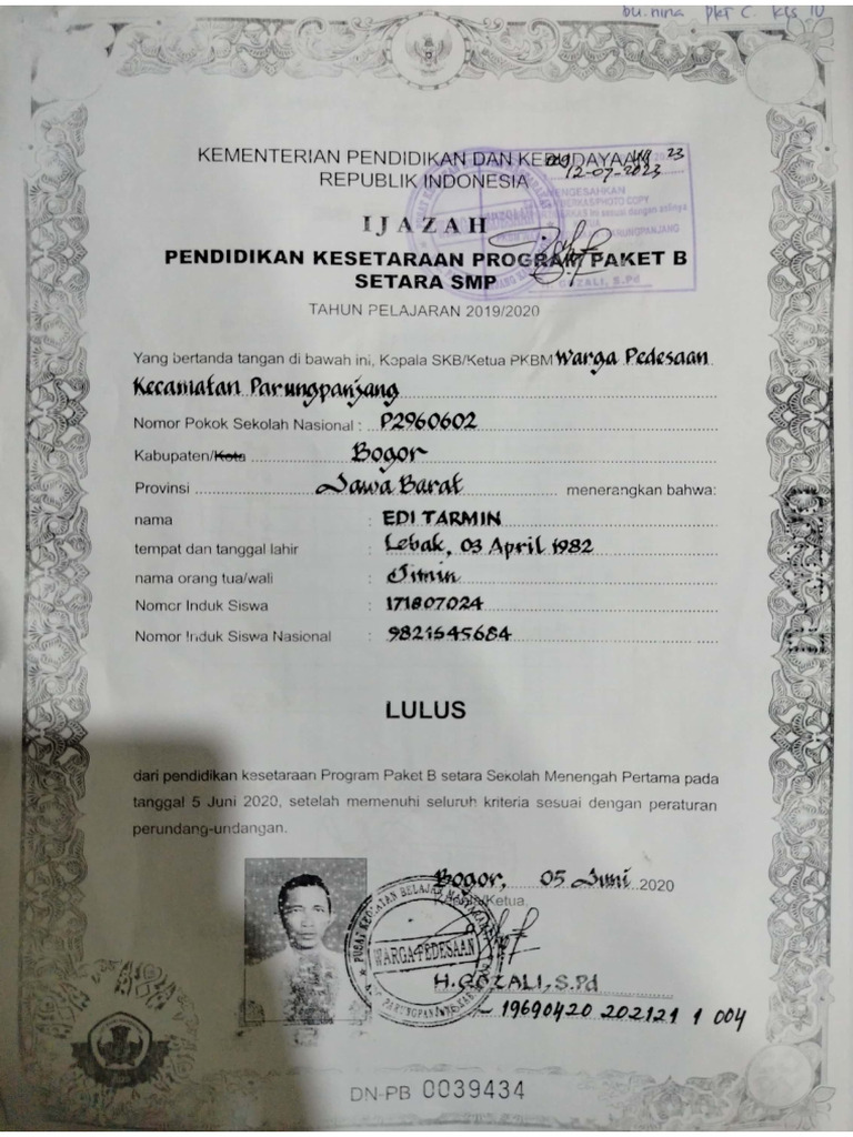 Edi Tarmin Paket C Kelas 10 | PDF