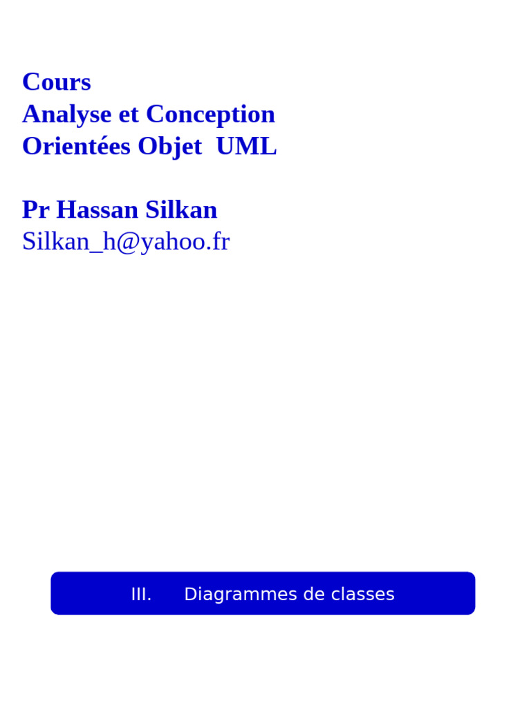 3 Silkan - Diag Class | PDF | Classe (informatique) | Programmation orientée objet