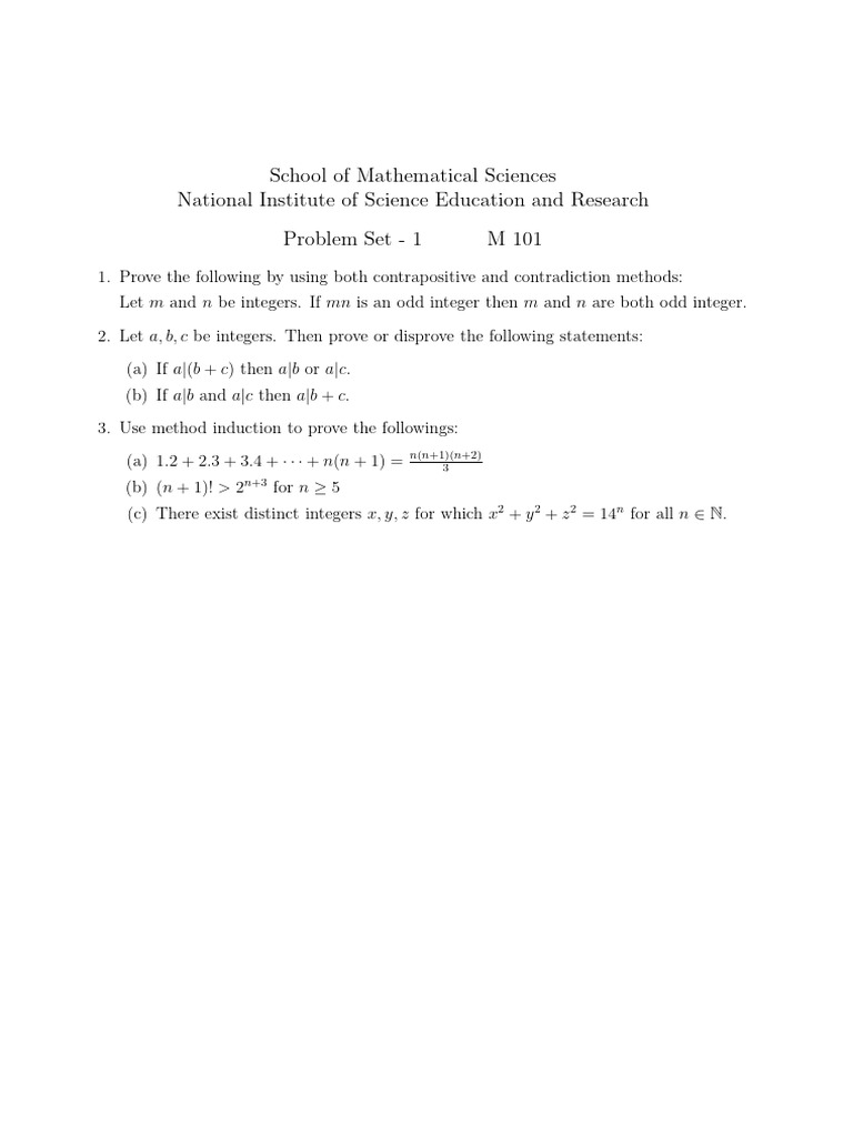 Problem Set 1 | PDF