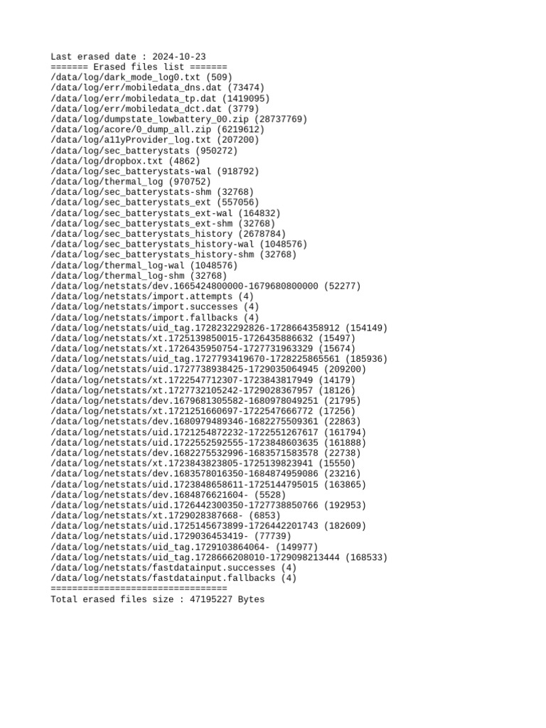 erased_log_by_sos | PDF | Computer File | Computer Data