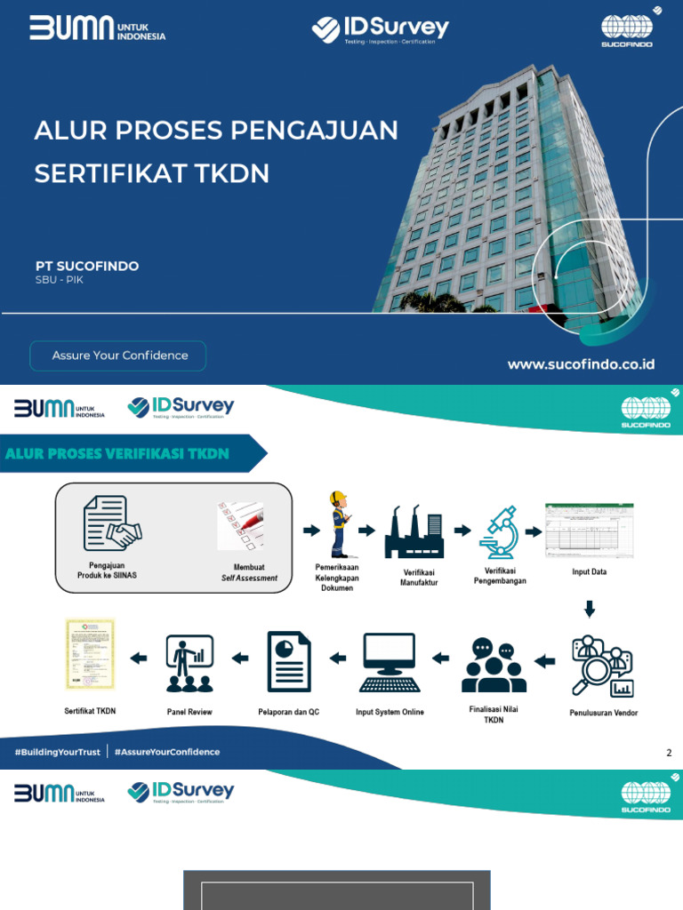 Alur Proses Pengajuan Sertifikasi TKDN | PDF
