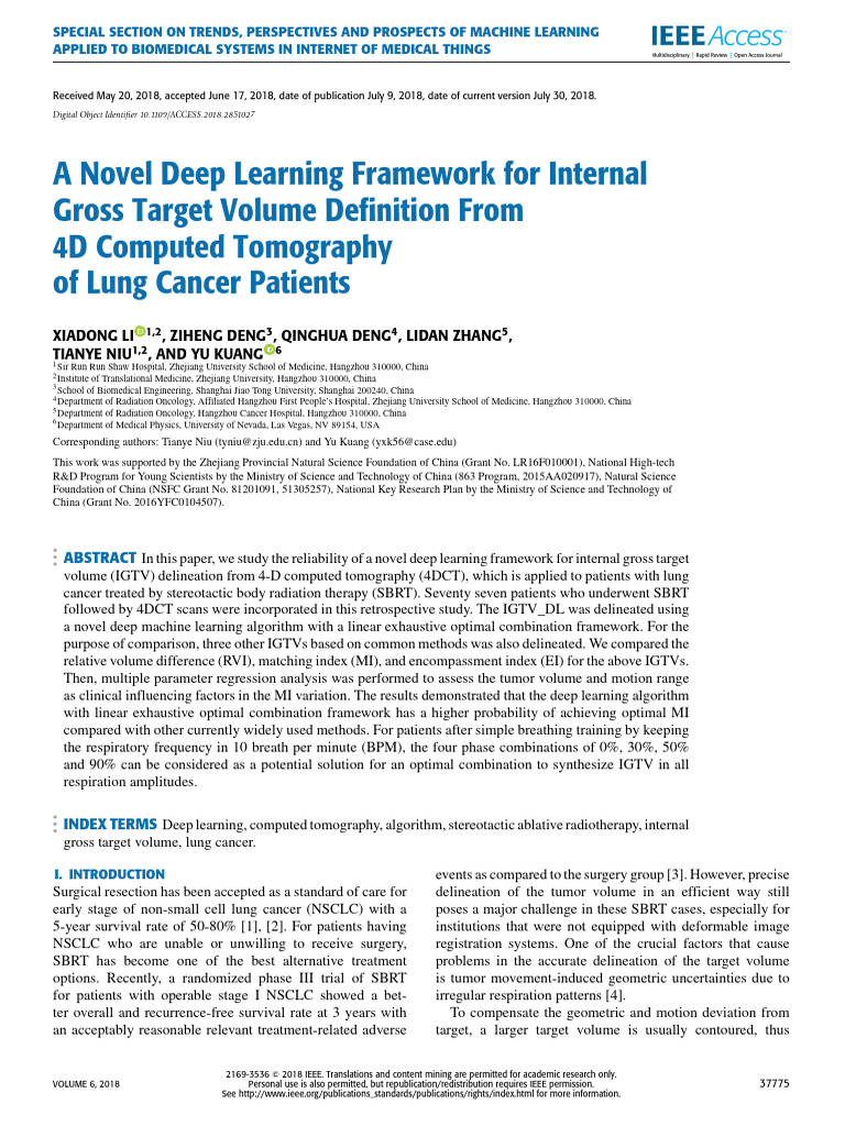 10.a Novel Deep Learning Framework For Internal Gross Target Volume Definition From 4D Computed ...