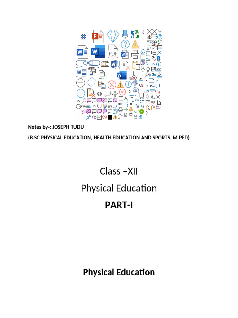 CBSE PHYSICAL EDUCATION CLASS 12 MATERIAL (1) | PDF | Dietary ...