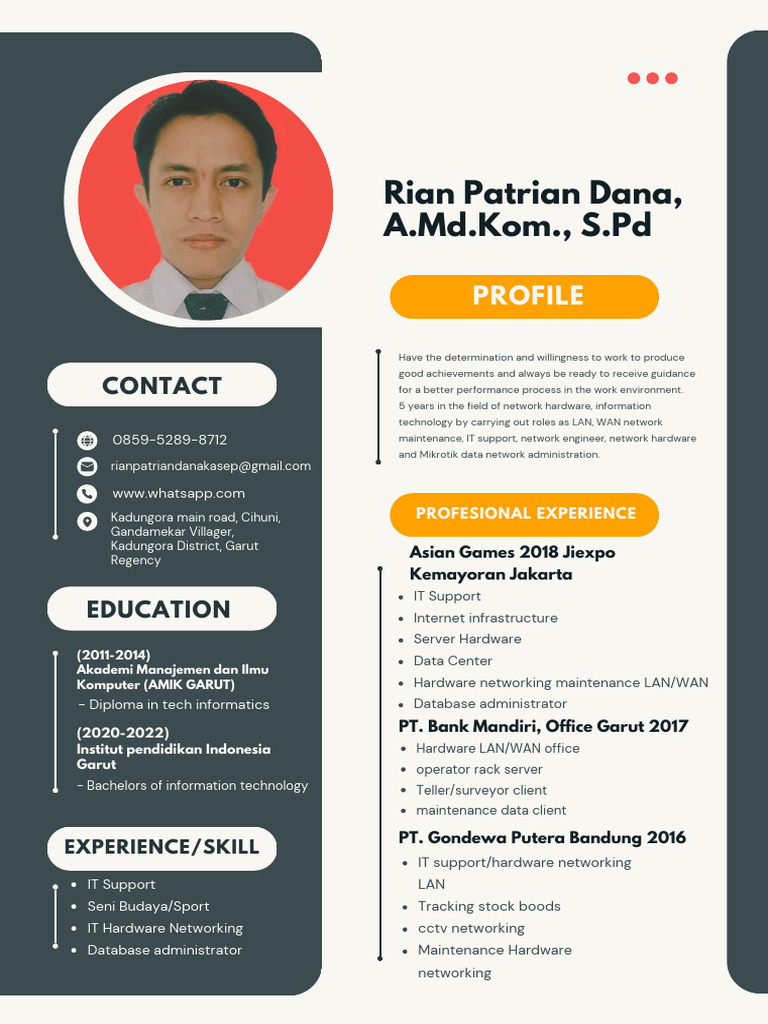 Rian Patrian Dana CV | PDF