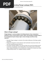 Methods For Flange Leakage Checking by Pressure Equivalent Method Using ...