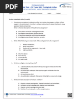 IB Bio HL M23 Paper 1 | PDF | Cell Membrane | Translation (Biology)