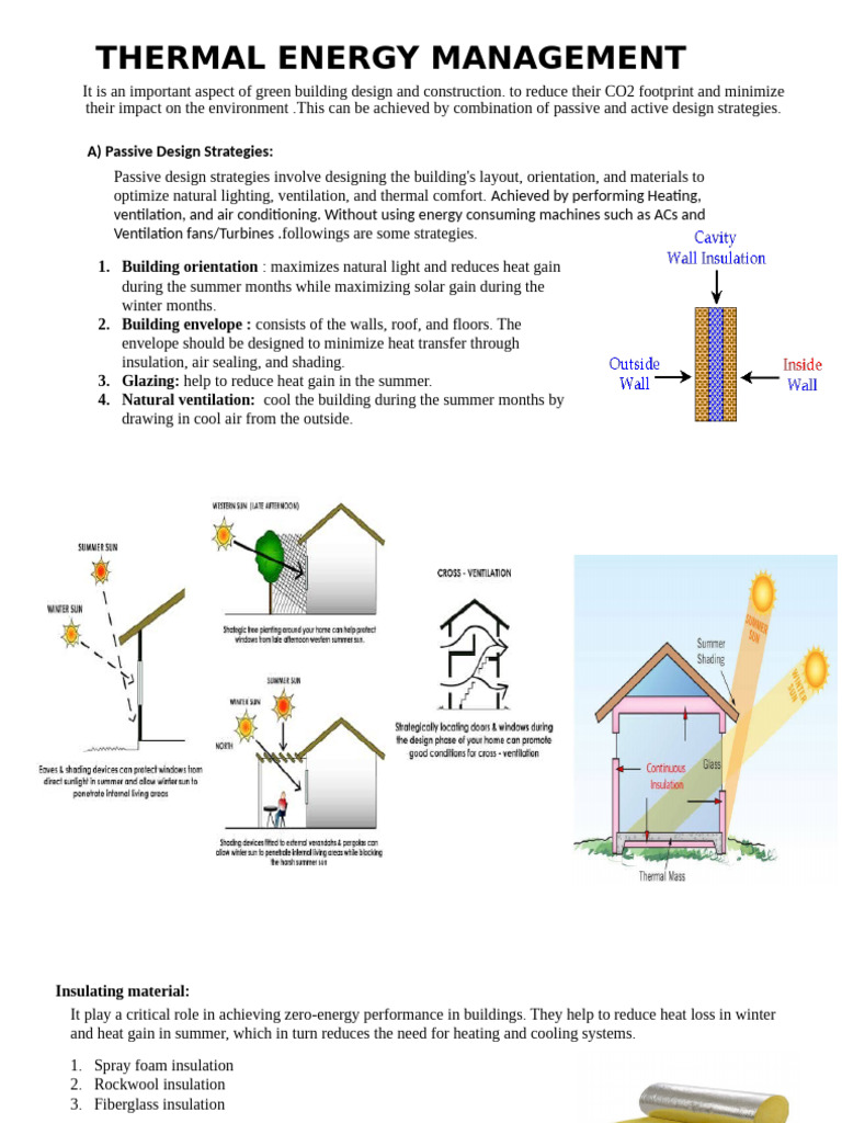 Thermal Energy & Waste Management Strategies | PDF | Building ...