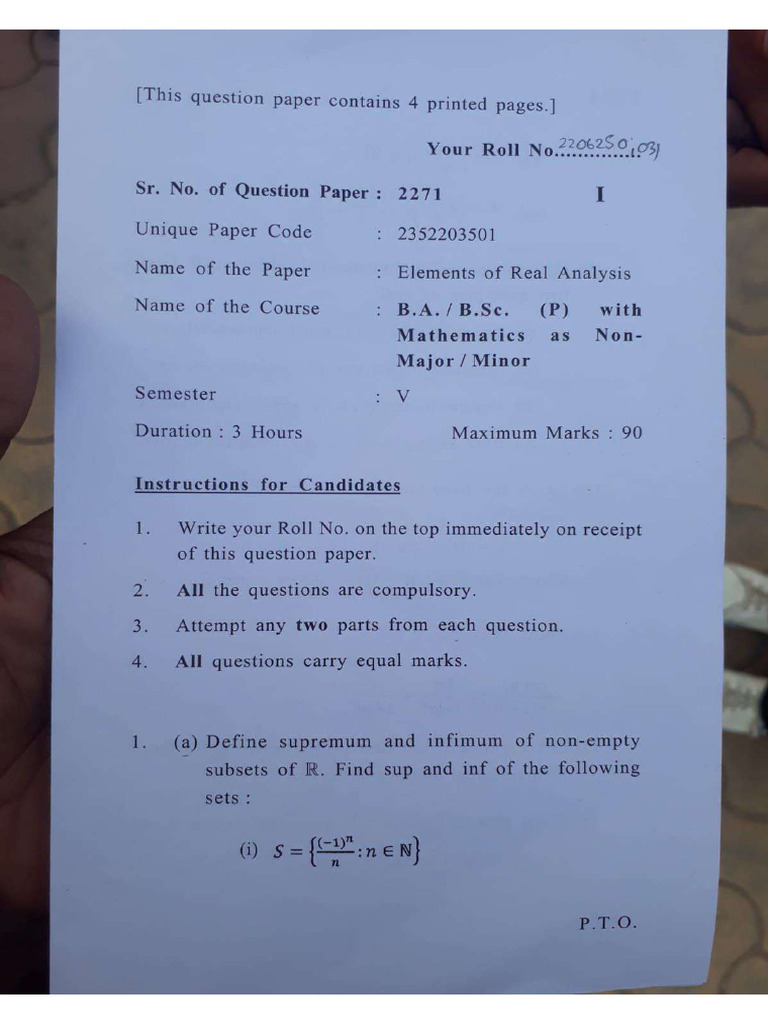 PYQ MATHS 16 December 2024 | PDF