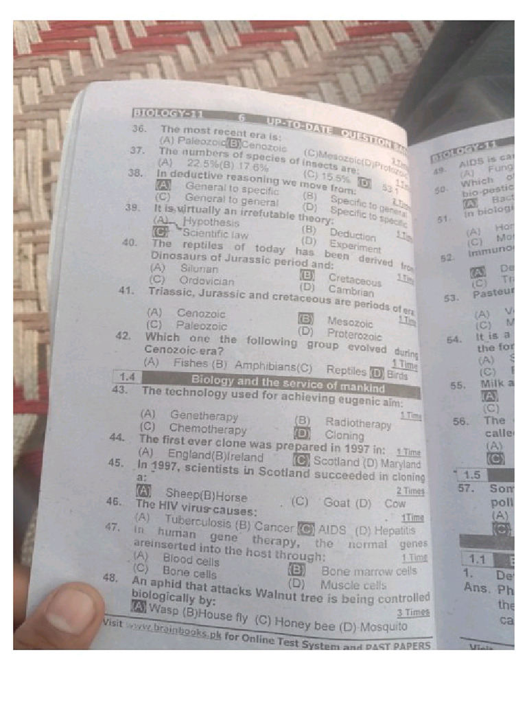 Biology FSC Part 1 ch1.4 | PDF