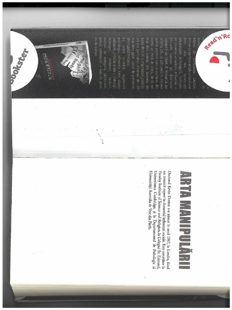 Arta Manipularii Kevin Dutton | PDF