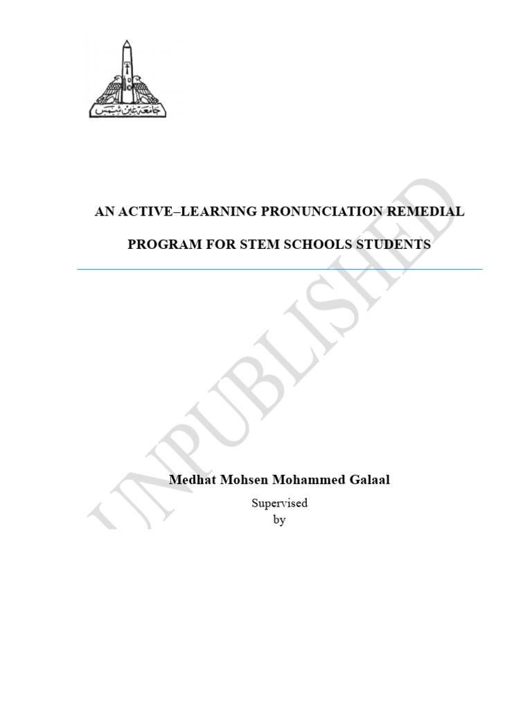 Active Learning for STEM Pronunciation | PDF | Phonetics | Learning