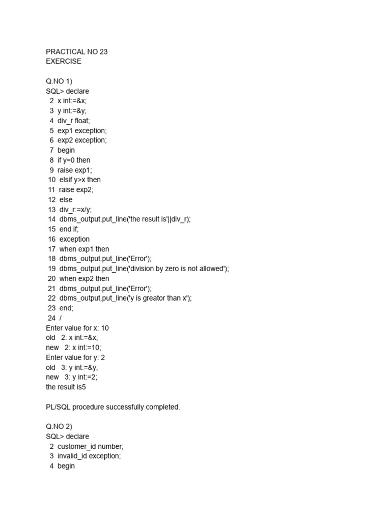 Practical No 23 DMS - 1 | PDF