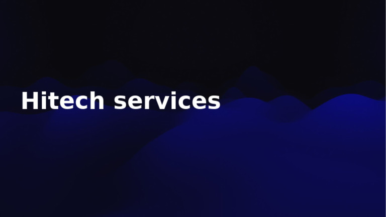 Hitech Services | PDF