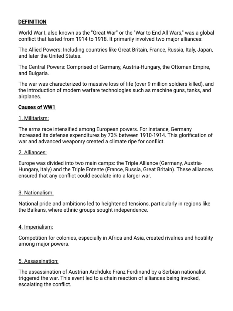 W.W.1 remade | PDF | World War I | Austria Hungary