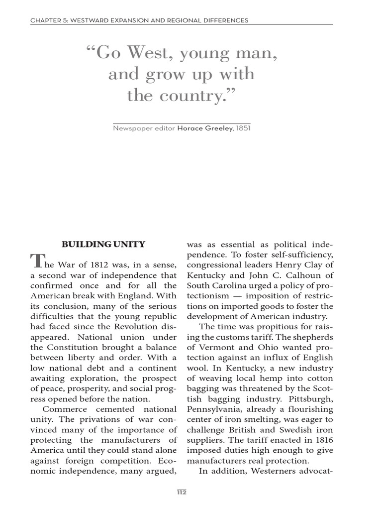 Westward Expansion - Lesson 8 | PDF | John Quincy Adams | Latin America