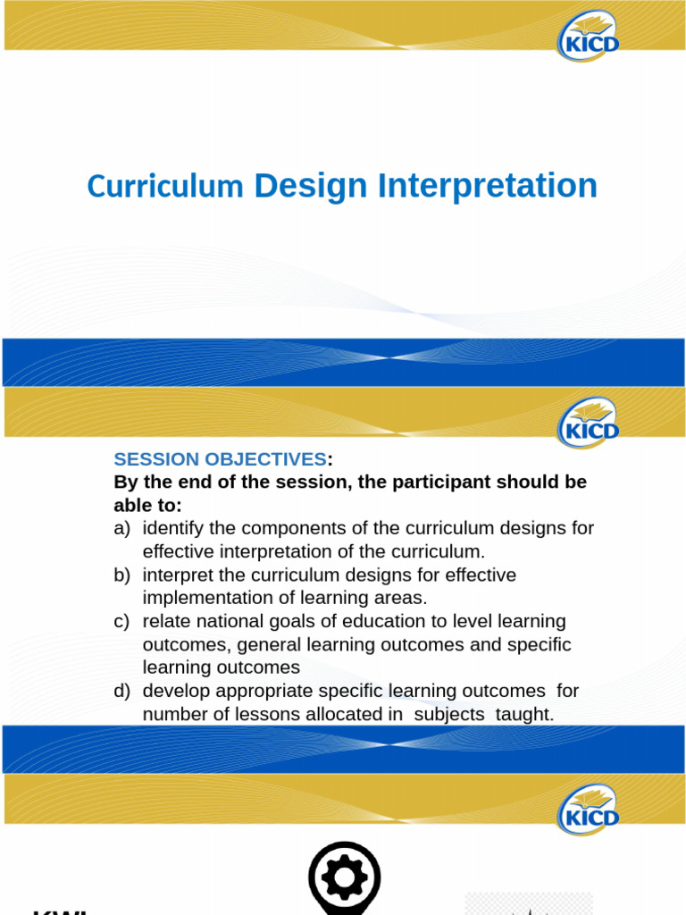 Interpretation of Curriculum Designs Tot | PDF | Learning | Curriculum
