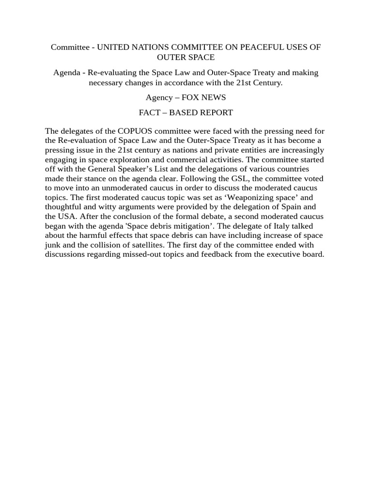 FACT Based Report | PDF