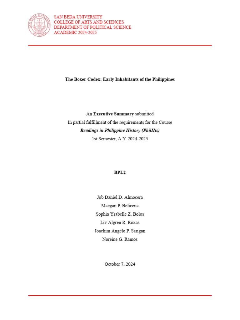 Executive Summary Boxer Codex | PDF | Books