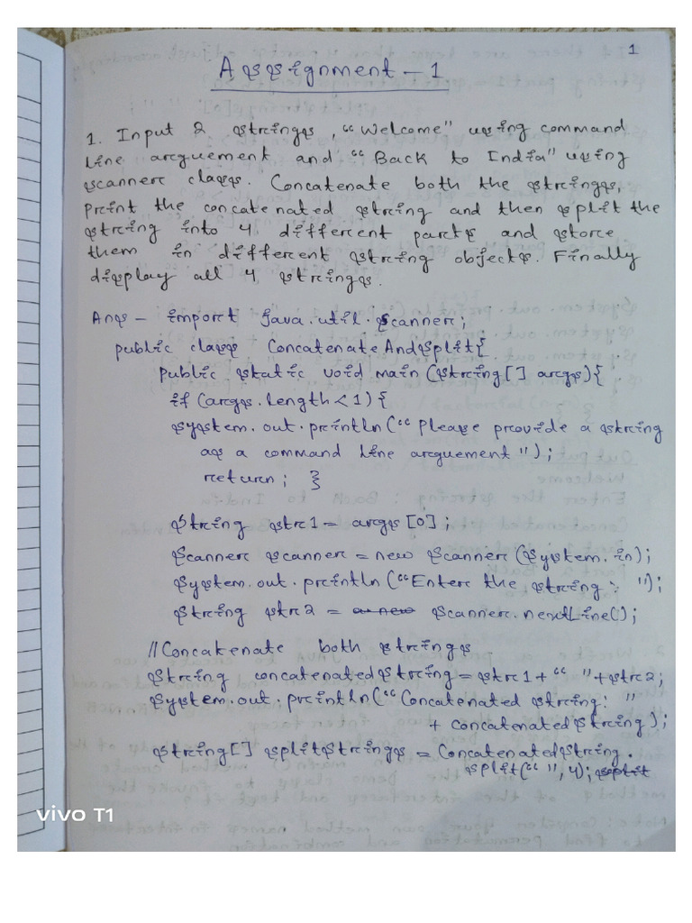 Oopj Assignment 1 | PDF