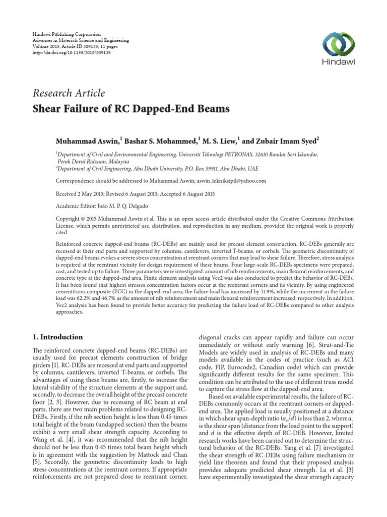 2015-309135 | PDF | Strength Of Materials | Beam (Structure)