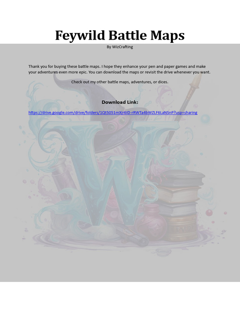 Fey Battle Map | PDF