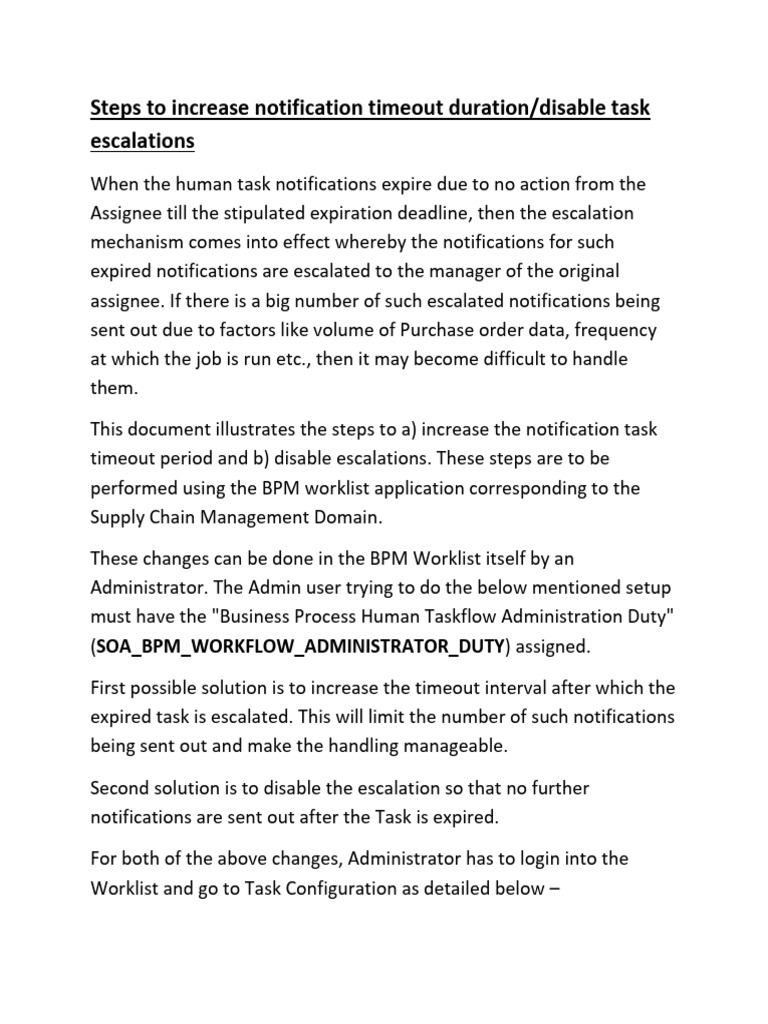 Worklist_Disable_Escalation | PDF | System Software | Software