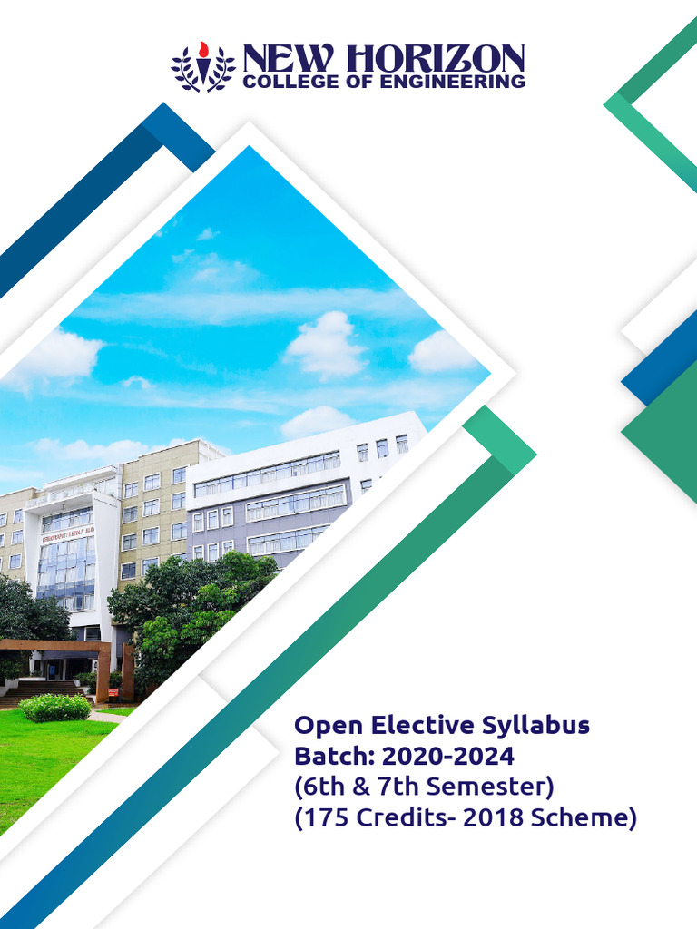 Batch 2020 2024 OE Syllabus 175 Credits 1 | PDF | I Pv6 | Computer Network