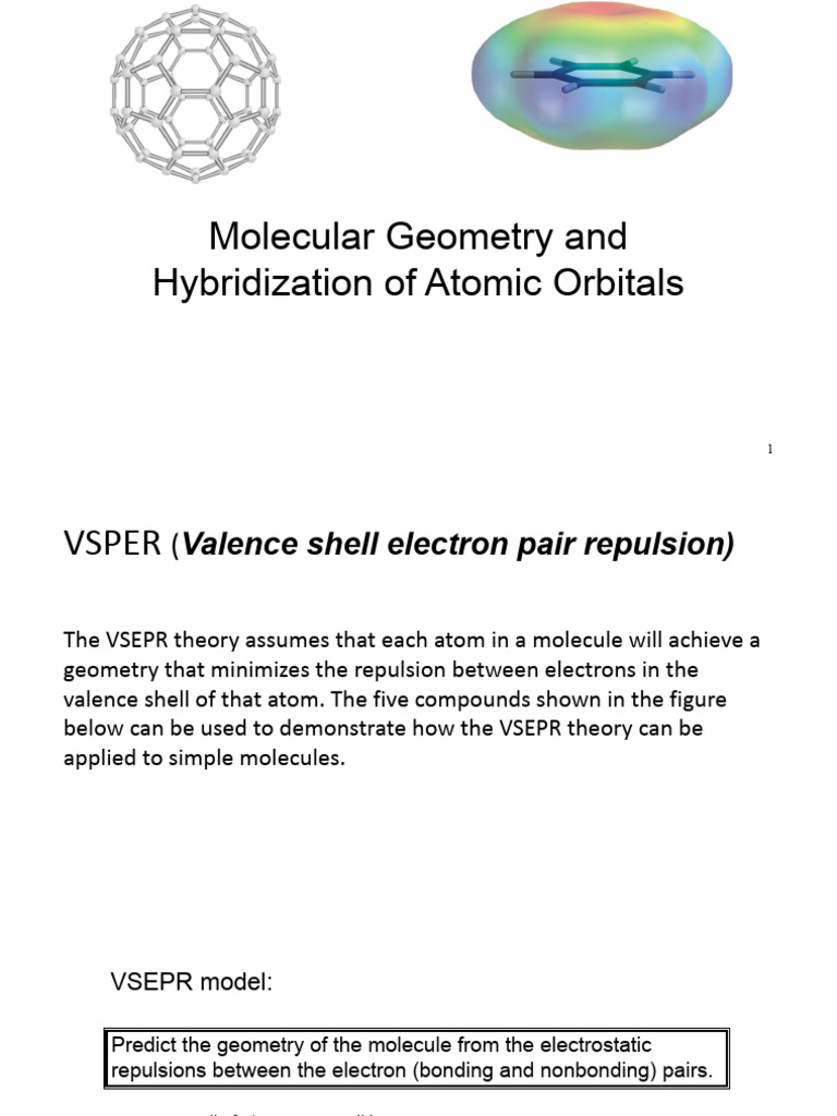 Module 3 VSPER and Organic Compounds | PDF | Chemical Bond | Valence ...