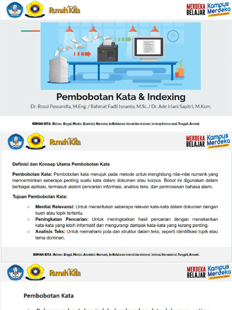 IR-Pembobotan Kata | PDF