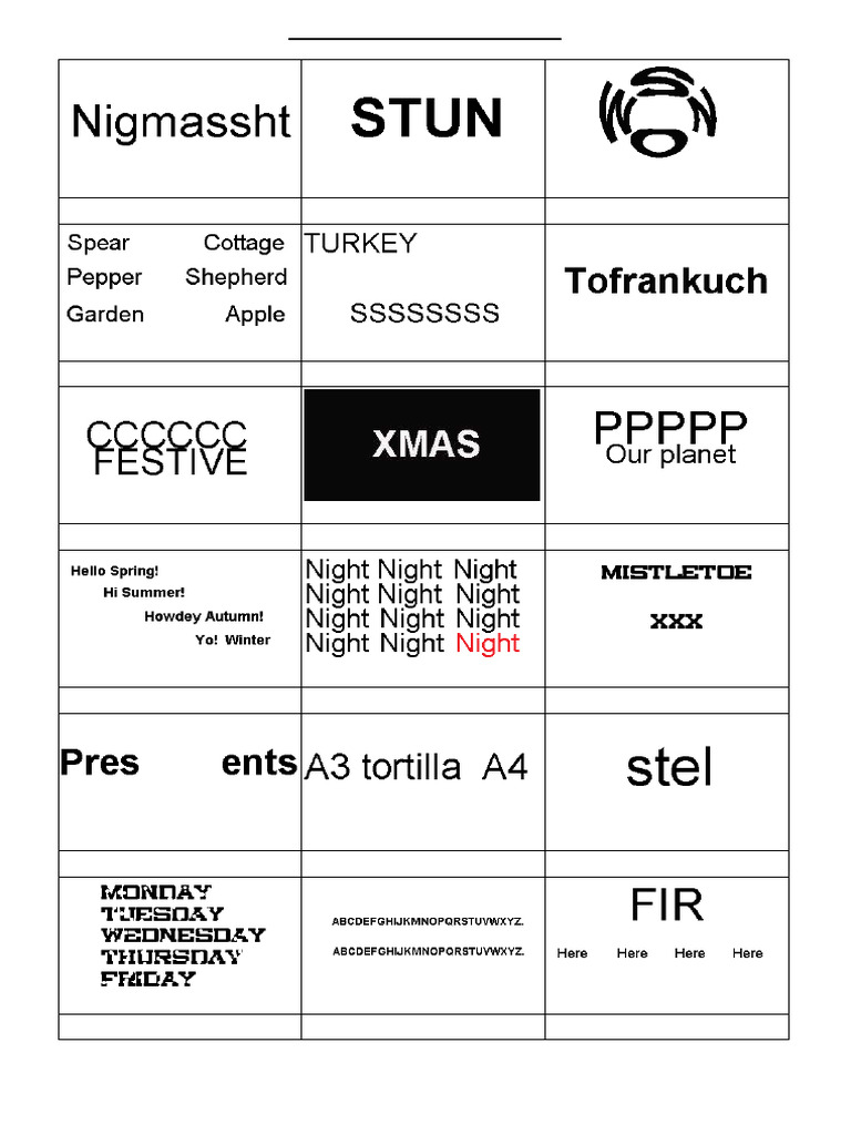 Christmas Dingbat A | PDF