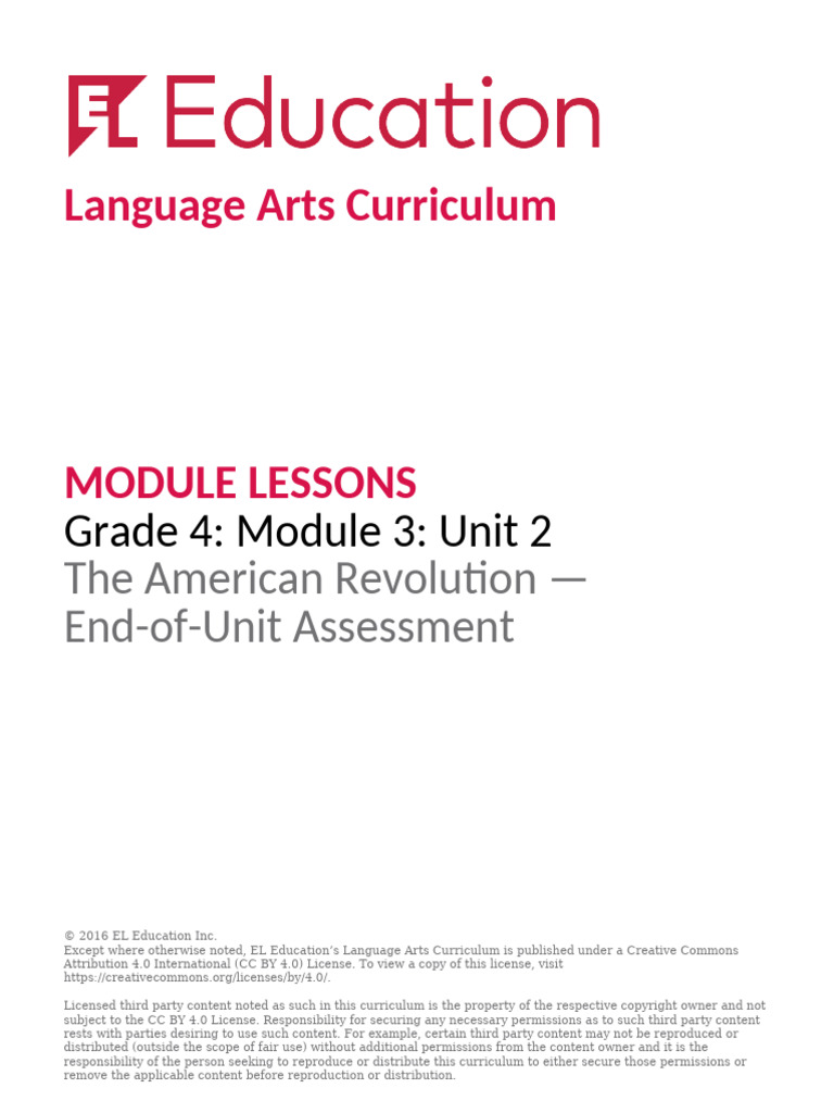 g4m3u2_modulelessons_end-of-unit-2-assessment-0619 | PDF | Narration ...