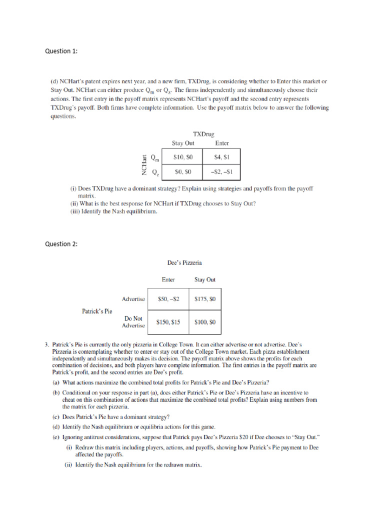 Chapter 18 Questions | PDF
