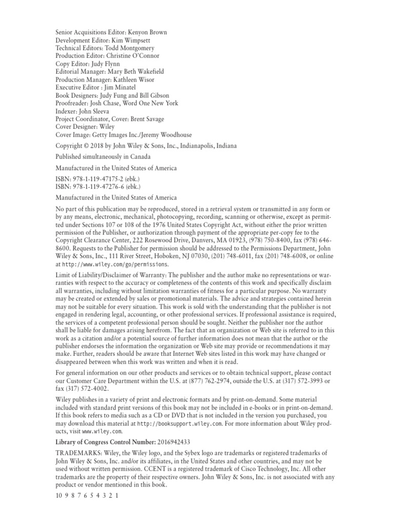 Todd Lammle - Subnetting-Sybex (2017) - 3 | PDF | Books | Written ...