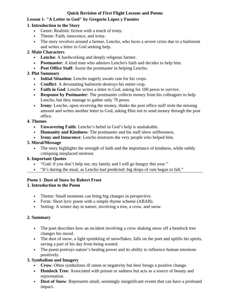 Class X English Language and Literature Quick Revision | PDF | Tea | Nelson Mandela