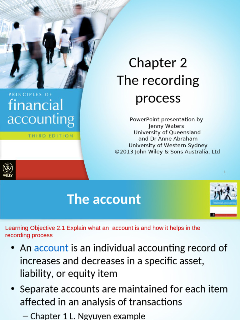 Ch02 PPT Weygandt3e 2 | PDF | Debits And Credits | Accounting