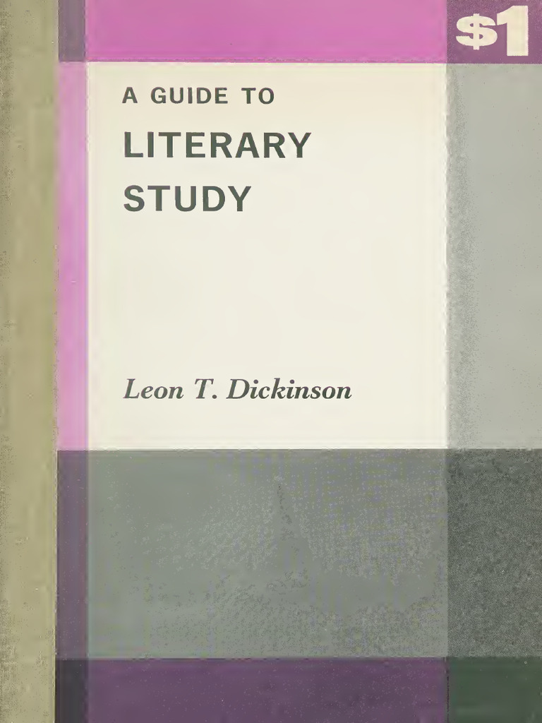 A Guide To Literary Study Dickinson, Leon T Leon Townsend, 1912 | PDF ...