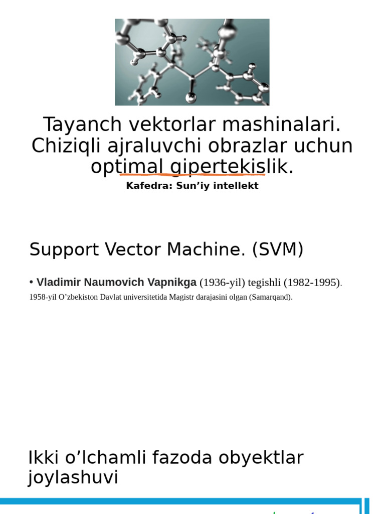 6 Lecture. SVM | PDF