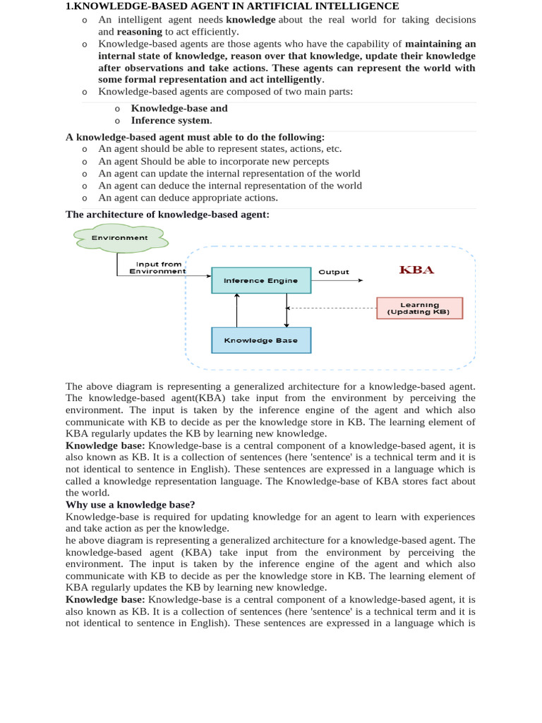 AI UNIT II | PDF | Argument | Logic