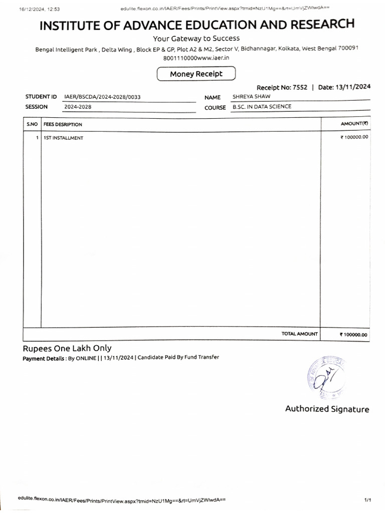 1st Installment | PDF