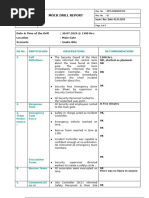 Mock Drill Observer Feedback Form Rev-01 | PDF